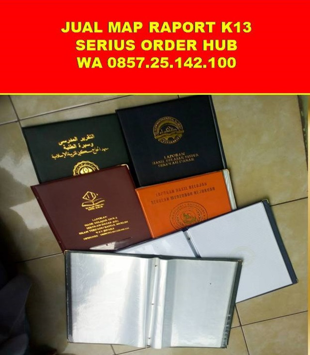 Wa 085725142100, Map Raport, Map Raport Jogja, Map Raport K13, Map ...