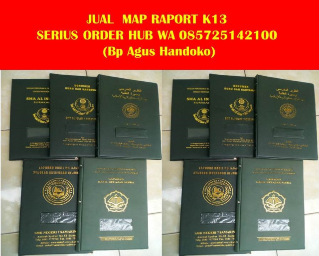 Wa 085725142100, Sampul Raport, Sampul Kurikulum 2013, Sampul Raport ...