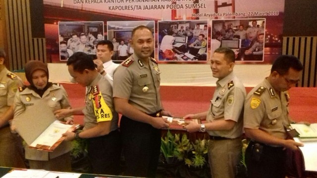 Polres Musi Rawas Terima 19 Sertifikat Aset Polri Dua Kabupaten Dari