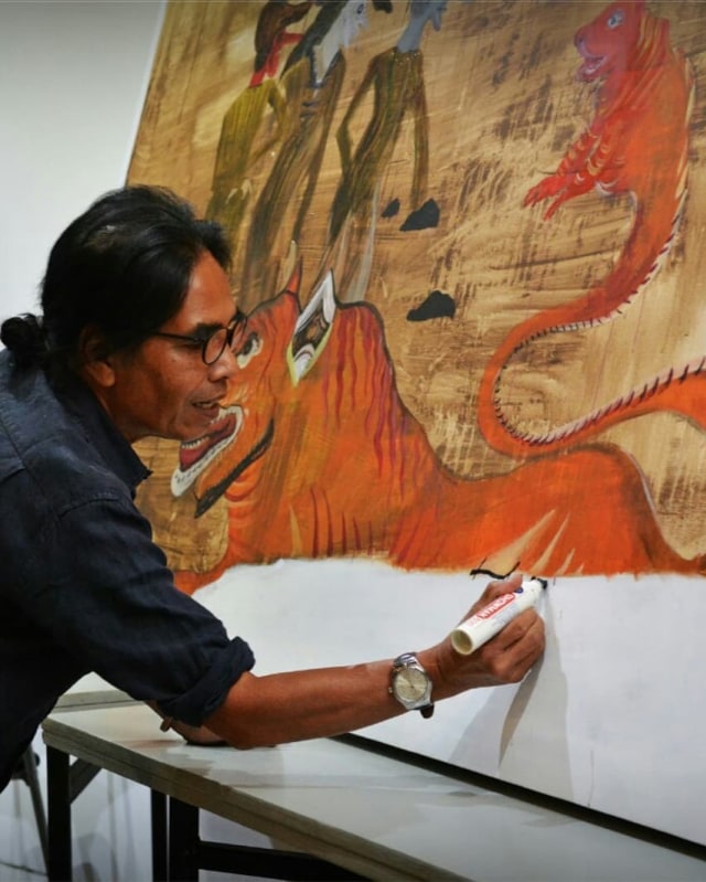 Kolaborasi Karya “57 x 76” antara Hanafi dan Goenawan Mohamad Hasilkan ...