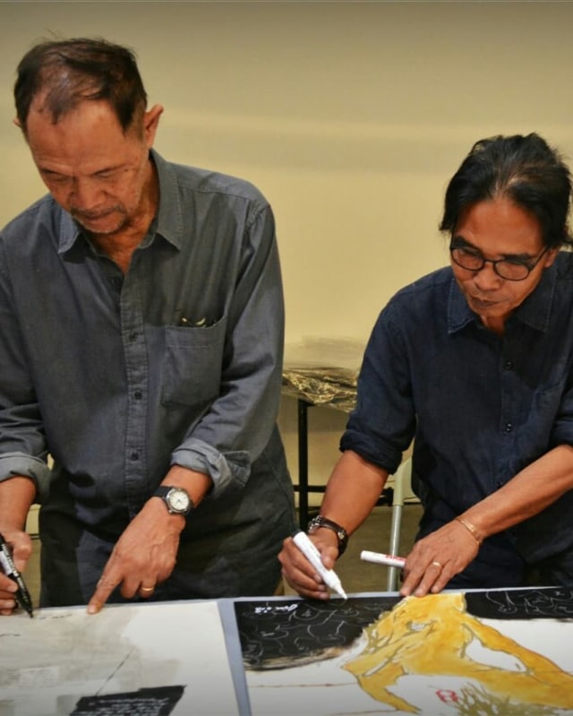 Kolaborasi Karya “57 x 76” antara Hanafi dan Goenawan Mohamad Hasilkan ...
