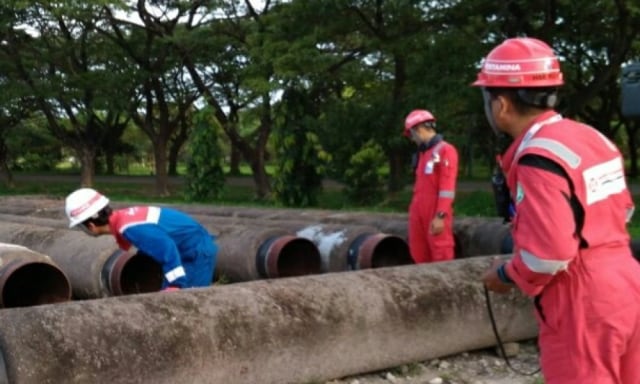 Pertamina Siapkan Pengganti Pipa Bawah Laut yang Putus di Teluk ...