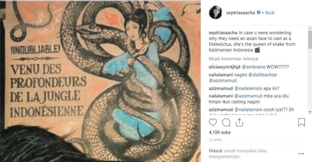 Terinspirasi Indonesia, Acha Septriasa Hampir Perankan Nagini di ...