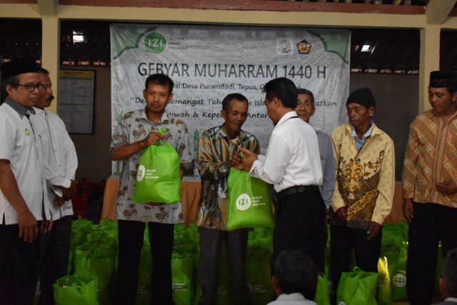 Gelaran Muharam 1440H , IZI DIY & KPP Pratama Wonosari Salurkan Paket ...