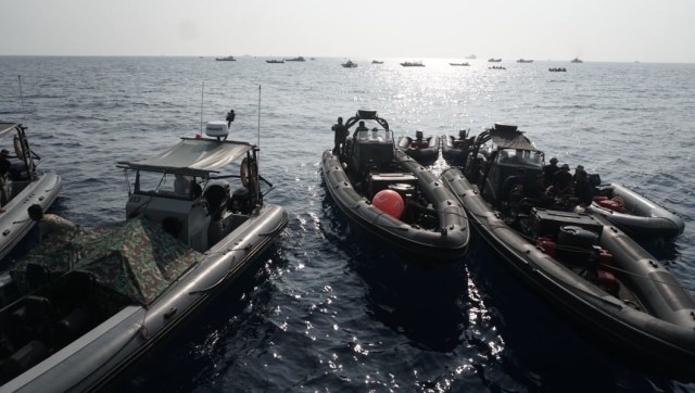 Foto: Aksi Denjaka TNI AL Cari CVR Black Box Lion Air | kumparan.com