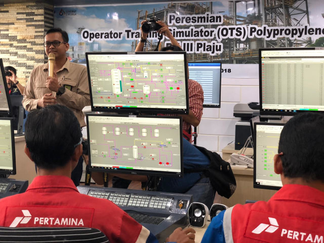 Tingkatkan Kualitas Produksi, Pertamina Resmikan Simulator Training ... Tingkatkan Kualitas Produksi, Pertamina Resmikan Simulator Training ...