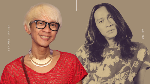 Perubahan Penampilan Aming, dari Gondrong hingga Berambut Pendek ...