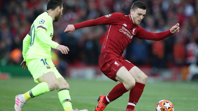 Penyesalan Andrew Robertson: Pernah Menoyor Kepala Lionel Messi ...