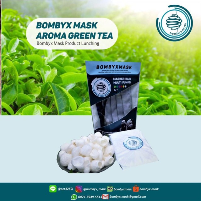 Berbahan Kepompong Ulat Sutra, Masker Ini Anti Penyakit TBC | kumparan.com