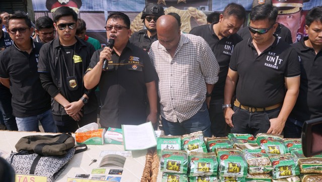 Foto Pengungkapan Jaringan Narkoba Dari Myanmar