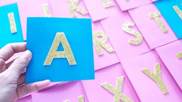 DIY Sandpaper Letter | kumparan.com