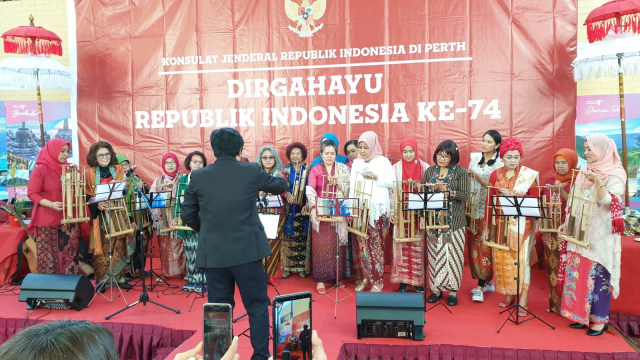 Kemeriahan Perayaan HUT ke-74 RI di KJRI Perth | kumparan.com