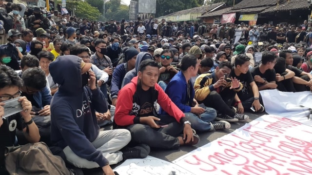 Foto: Lautan Mahasiswa di Aksi Gejayan Memanggil, Yogyakarta | kumparan.com