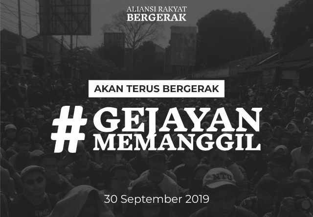 Aksi Gejayan Memanggil Kembali Digelar, Massa Tambah 2 Poin Tuntutan ...