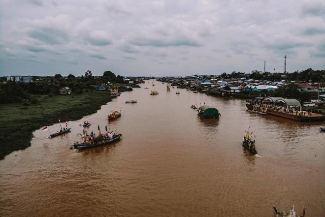 Kelotok Hias, Hidupkan Kembali Masa Keemasan Sungai Arut Pangkalan Bun ...