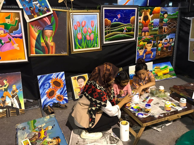 Foto: Melihat Karya Seniman Cilik dari Khatulistiwa Children Fun Art ...