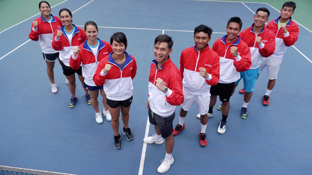 Foto: Atlet Tenis Indonesia Siap Berlaga di SEA games 2019 | kumparan.com