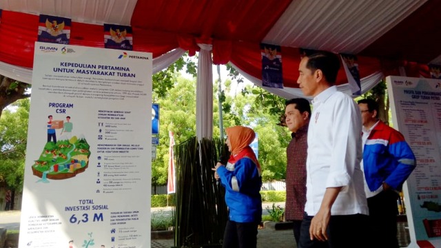 Jokowi Tinjau Kilang TPPI di Tuban yang Sudah Diakuisisi Pertamina ...