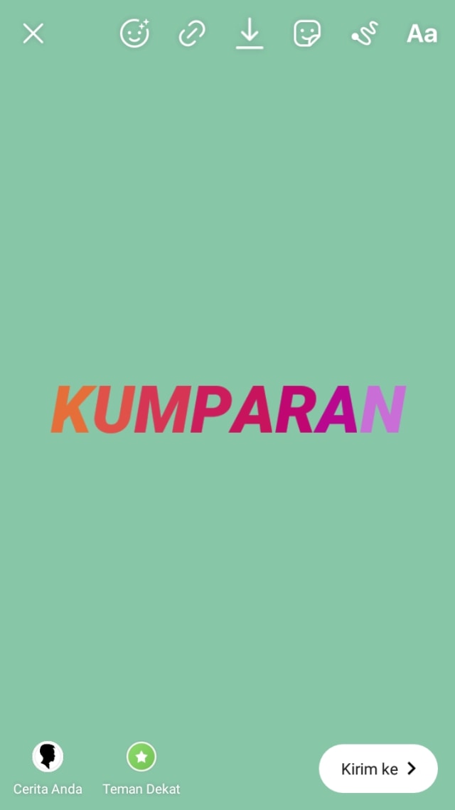 Cara Bikin Gradasi Warna di Instagram Story | kumparan.com