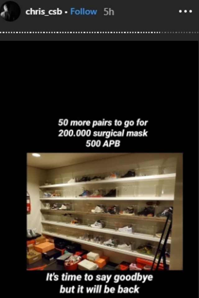 Seorang Cowok Rela Jual 100 Sneakers Hypebeast demi Bantu Tenaga Medis ... Seorang Cowok Rela Jual 100 Sneakers Hypebeast demi Bantu Tenaga Medis ...