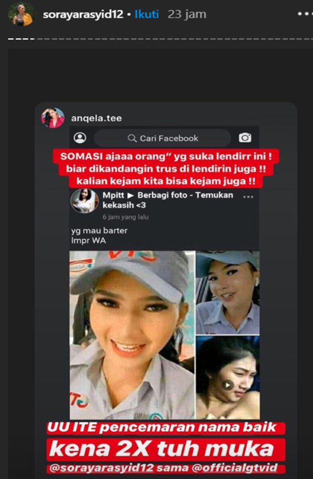 Soraya Rasyid Buka Suara soal Video Mesum yang Dikaitkan dengan Dirinya | kumparan.com