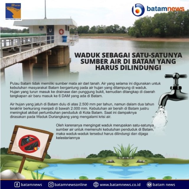 Waduk sebagai Satu-satunya Sumber Air di Batam yang Harus Dilindungi ...