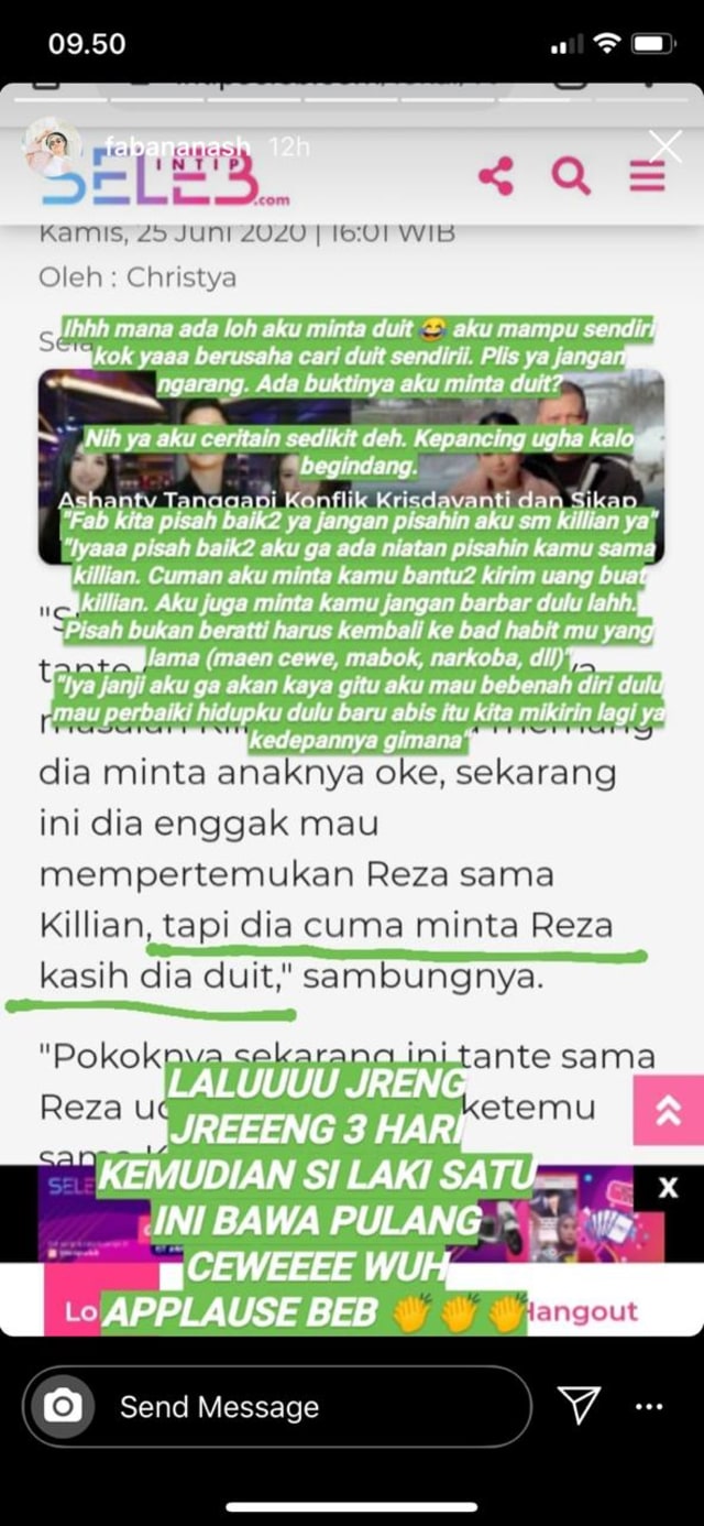 Fabiola Beberkan Aib Reza SMASH: Tukang Mabuk dan Selingkuh | kumparan.com