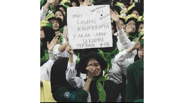 Aksi Mahasiswi IPB Bikin Sedih, Semangati Ibu Lawan Kanker Lewat Poster ...