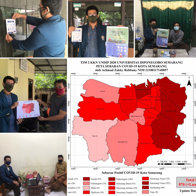 Covid-19, Mahasiswa UNDIP: Buat Peta Berbasis GIS dan Bagikan Stiker ...