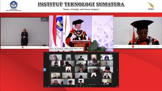 Kukuhkan 4194 Maba, Rektor Itera: Jangan Cuma Kuliah, Tingkatkan Soft ...