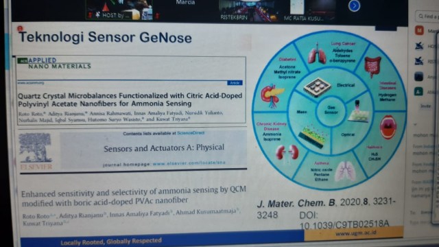 UGM Pamerkan GeNose ke Kemristek, Bisa Deteksi Corona 3 Menit ...