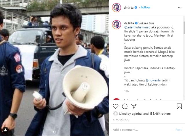 Soal Viral Baliho Dirinya Siap Jadi Nomor 1, Arief Muhammad: Akan Ada ...
