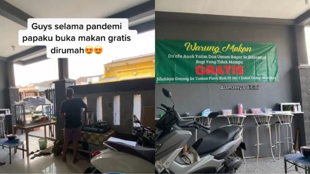 Tuai Pujian, Sekeluarga Buka Warung Makan Gratis di Rumah Selama Pandemi Corona | kumparan.com