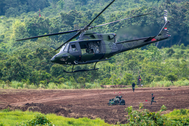 Foto: Melihat Latihan Perang TNI AD di Ogan Komering Ulu, Sumatera ...