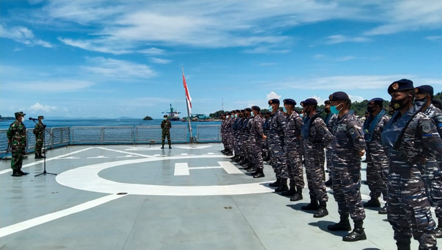 KRI Tarakan-905 Tiba di Sorong, Papua Barat, Perkuat Koarmada III ...