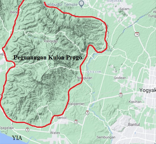 Pegunungan Kulon Progo: Sebuah Kompleks Gunung Api Purba di Barat ...