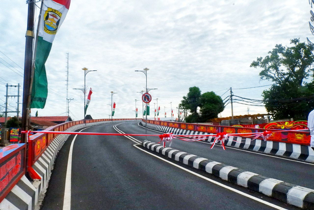 Foto: Sudah Diresmikan, Ini Potret Flyover Tercantik di Bandar Lampung ...