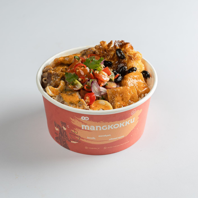 Mencicipi Rice Bowl Daging Sambal Krecek ala Chef Arnold, Juna, dan ...