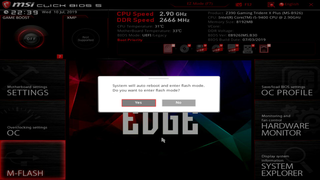 Cara Update BIOS MSI Lewat USB Flash Drive | kumparan.com