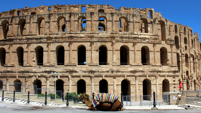 Foto: Arena Pertunjukan Romawi El Jem di Tunisia yang Berusia 18 Abad ...