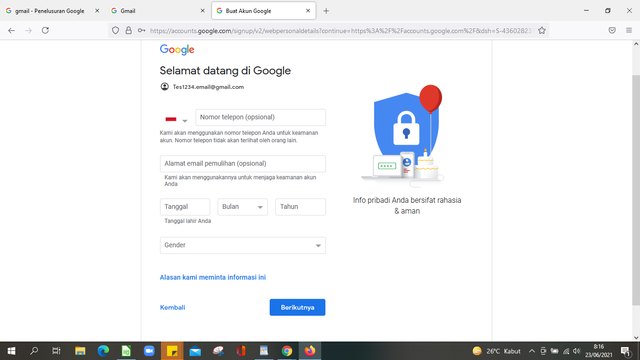 Membuat Gmail