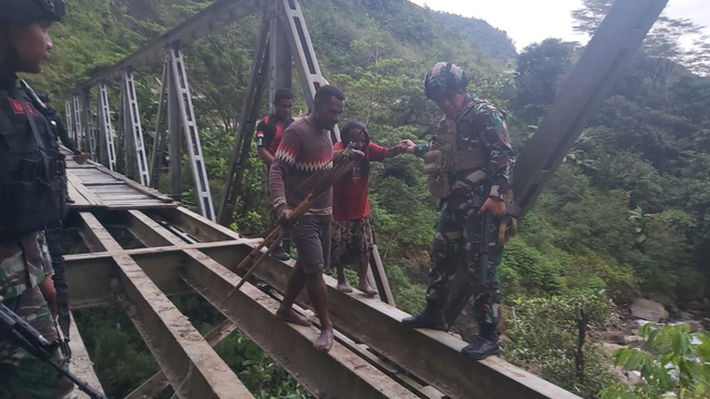 Foto: Penampakan Ruko hingga Jembatan Sisa Amuk Massa di Elelim Yalimo ...