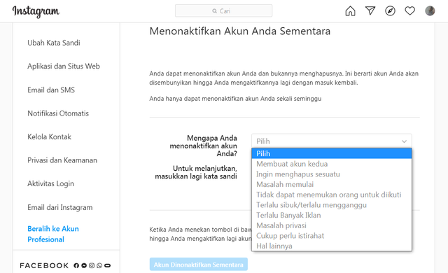 Cara Menonaktifkan Instagram Secara Permanen dan Sementara | kumparan.com