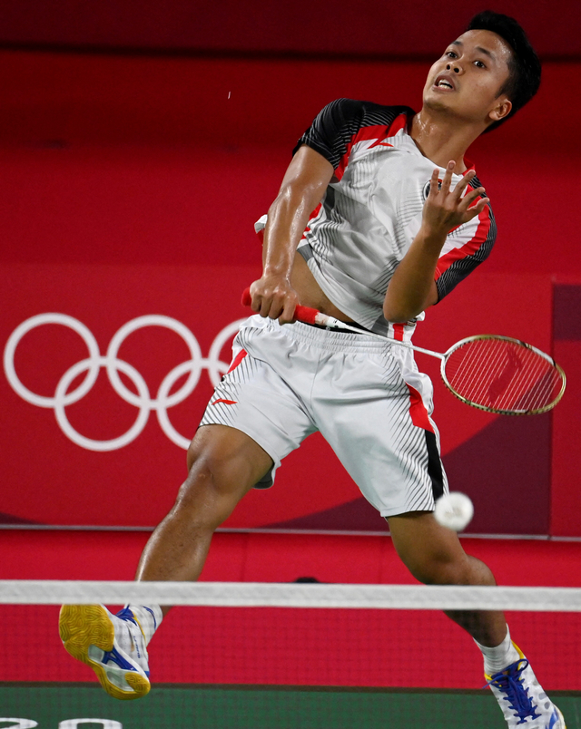 Foto: Anthony Ginting Melenggang Mulus ke Babak 16 Besar Olimpiade 2020 ...