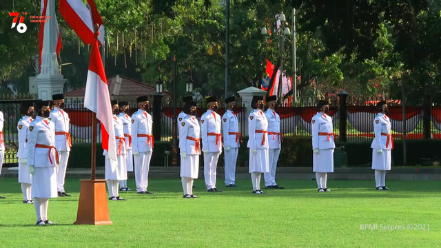 Jokowi Kukuhkan 68 Paskibraka di Halaman Istana Merdeka, Ini Daftarnya ...