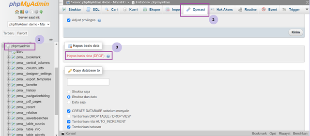 Cara Menghapus Database di phpMyAdmin dengan Mudah | kumparan.com