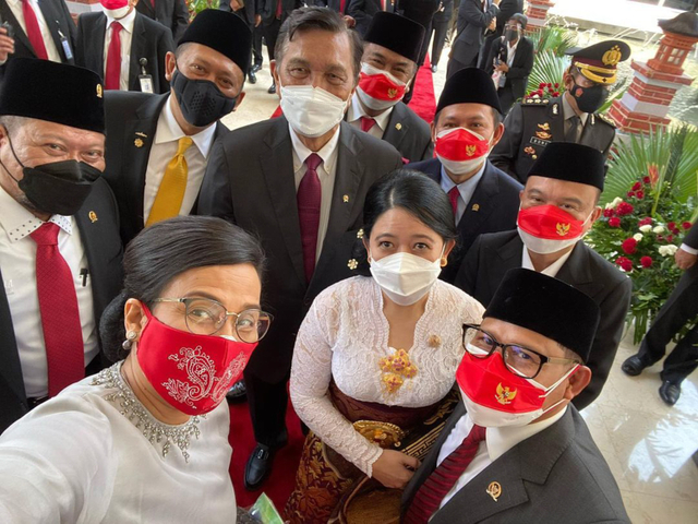 Potret Puan Maharani Pakai Baju Adat Bali Di Sidang Tahunan Mpr Dpr