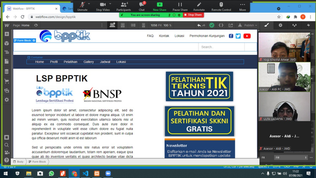 Mahasiswa Unikama Lolos Pelatihan Sertifikasi Junior Web Developer ...