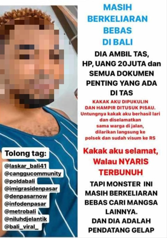Polisi Selidiki Postingan Viral WNA Lakukan Penganiayaan di Kuta, Bali | kumparan.com