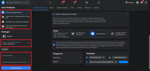 Cara Live Streaming di Facebook Lewat Laptop, Gampang Banget ...
